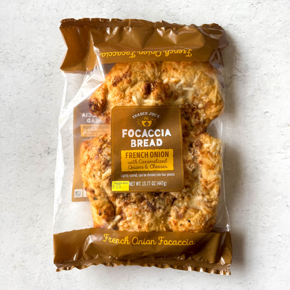 Trader Joe’s French Onion Focaccia Bread Review - Trader Eats